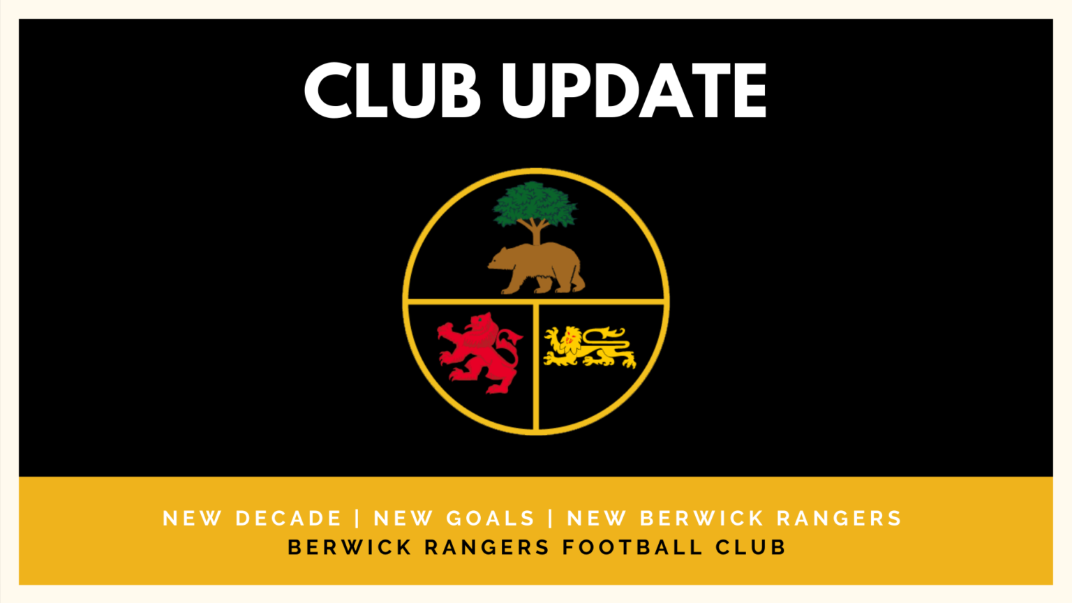 Berwick Rangers F.C PLC - Annual General Meeting - Berwick Rangers ...