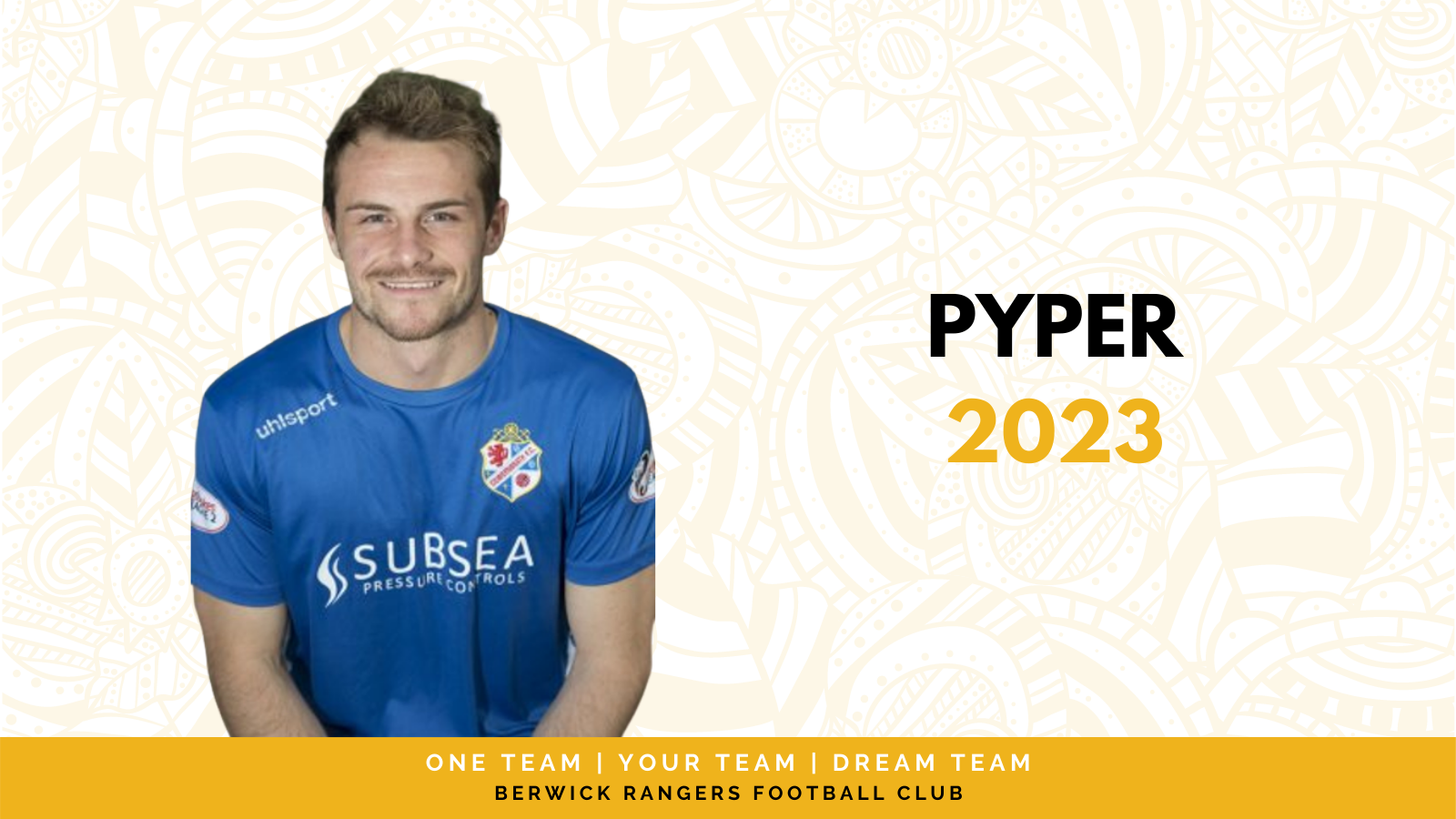 Berwick add Pyper - Berwick Rangers Football Club