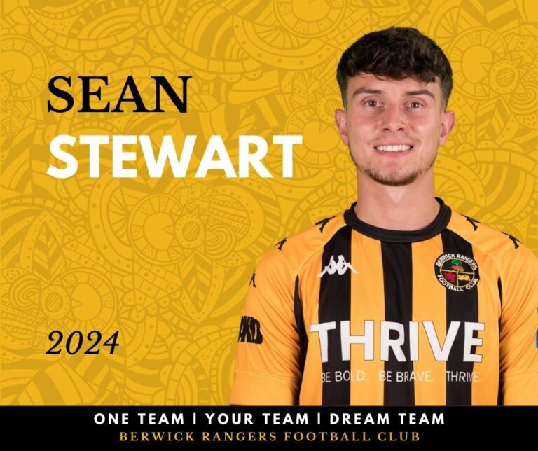 Sean Stewart pens contract extension - Berwick Rangers Football Club
