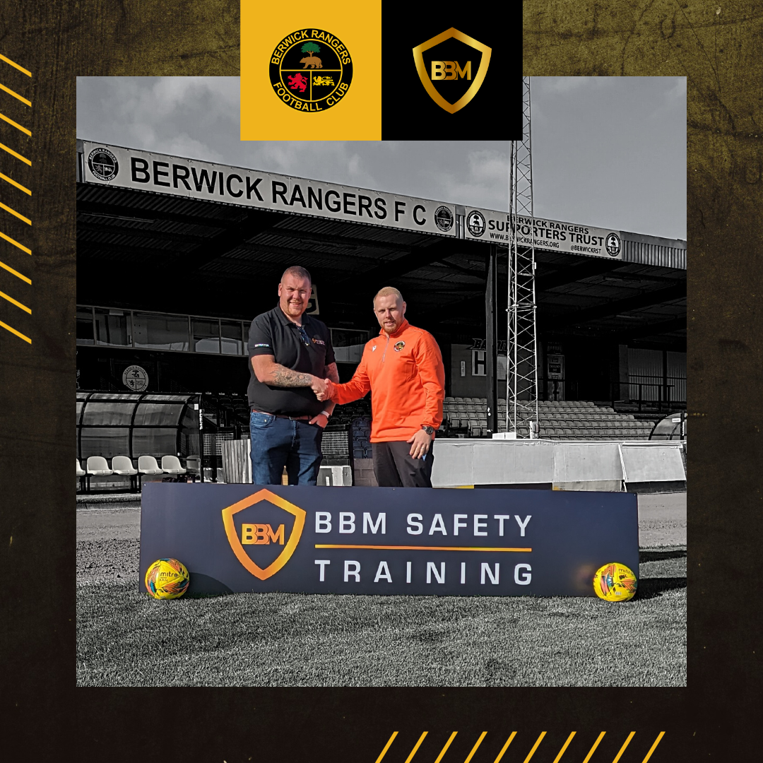 BBM Safety Training Partnership Agreed - Berwick Rangers Football Club