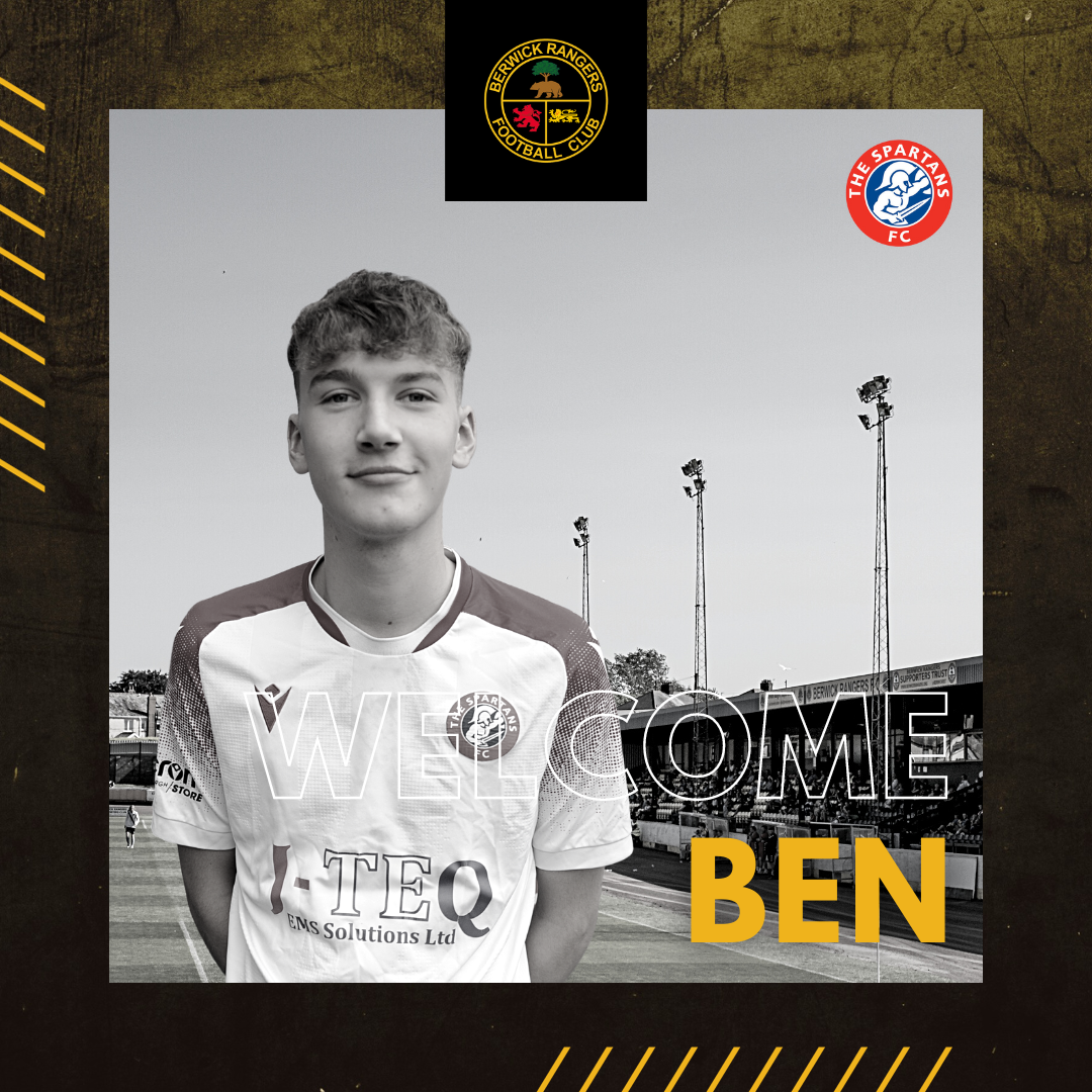 Ben is a Berwicker! - Berwick Rangers Football Club